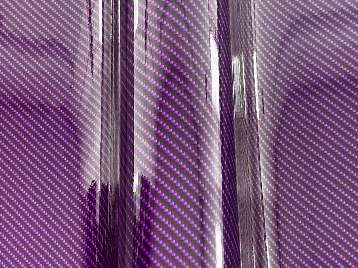WRPD. Twill Weave Light Purple Carbon Fibre Vinyl Wrap - Car Wrapping ...
