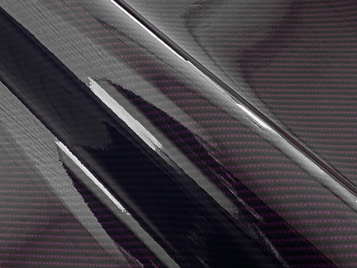 WRPD. Twill Weave Midnight Purple Carbon Fibre Vinyl Wrap - Car ...