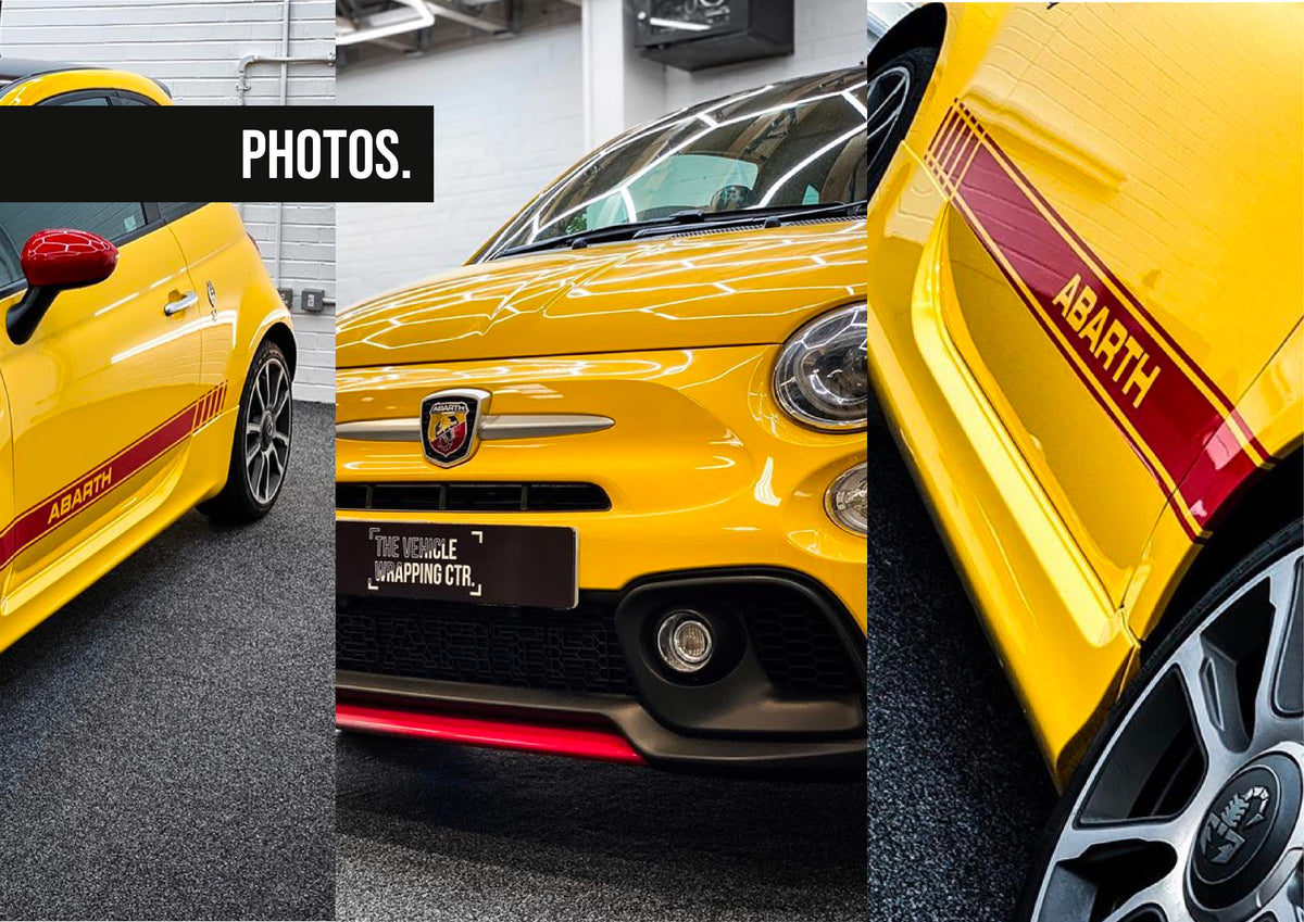 Fiat Abarth 595 Stripe Kits - The Vinyl Wrapping Co. – WRPD INC.