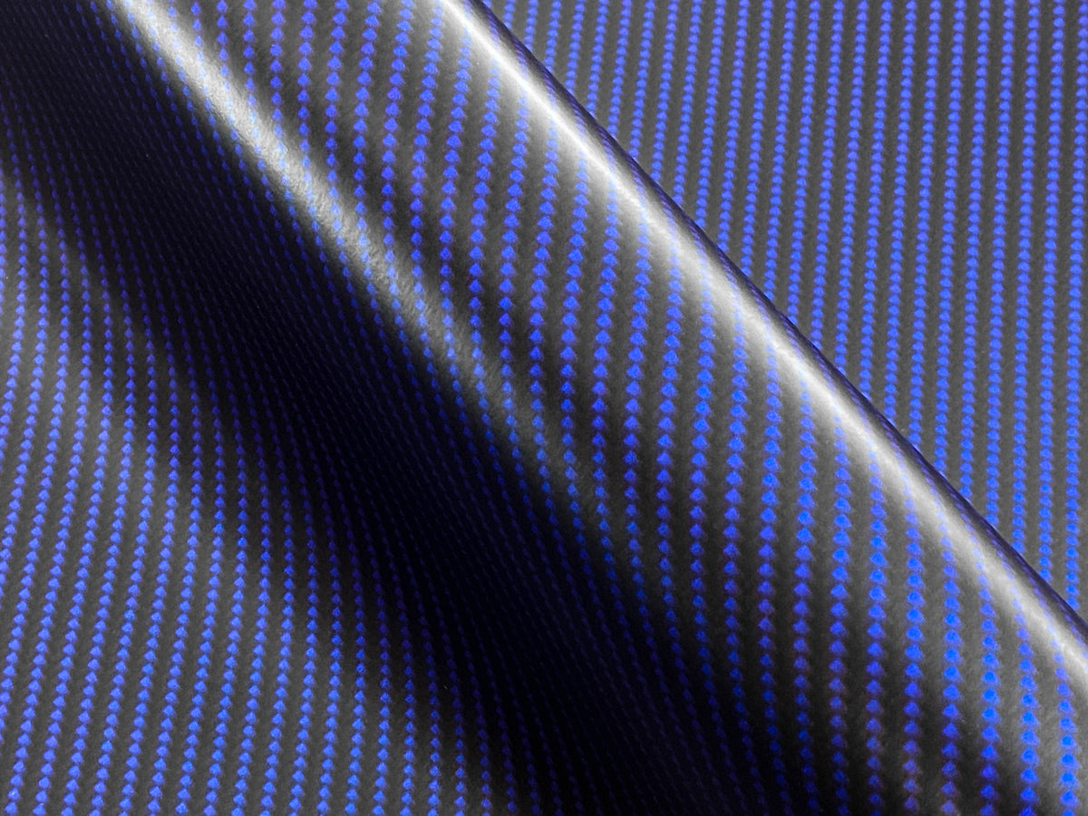 WRPD. Twill Weave Midnight Blue Carbon Fibre Vinyl Wrap - Car Wrapping ...