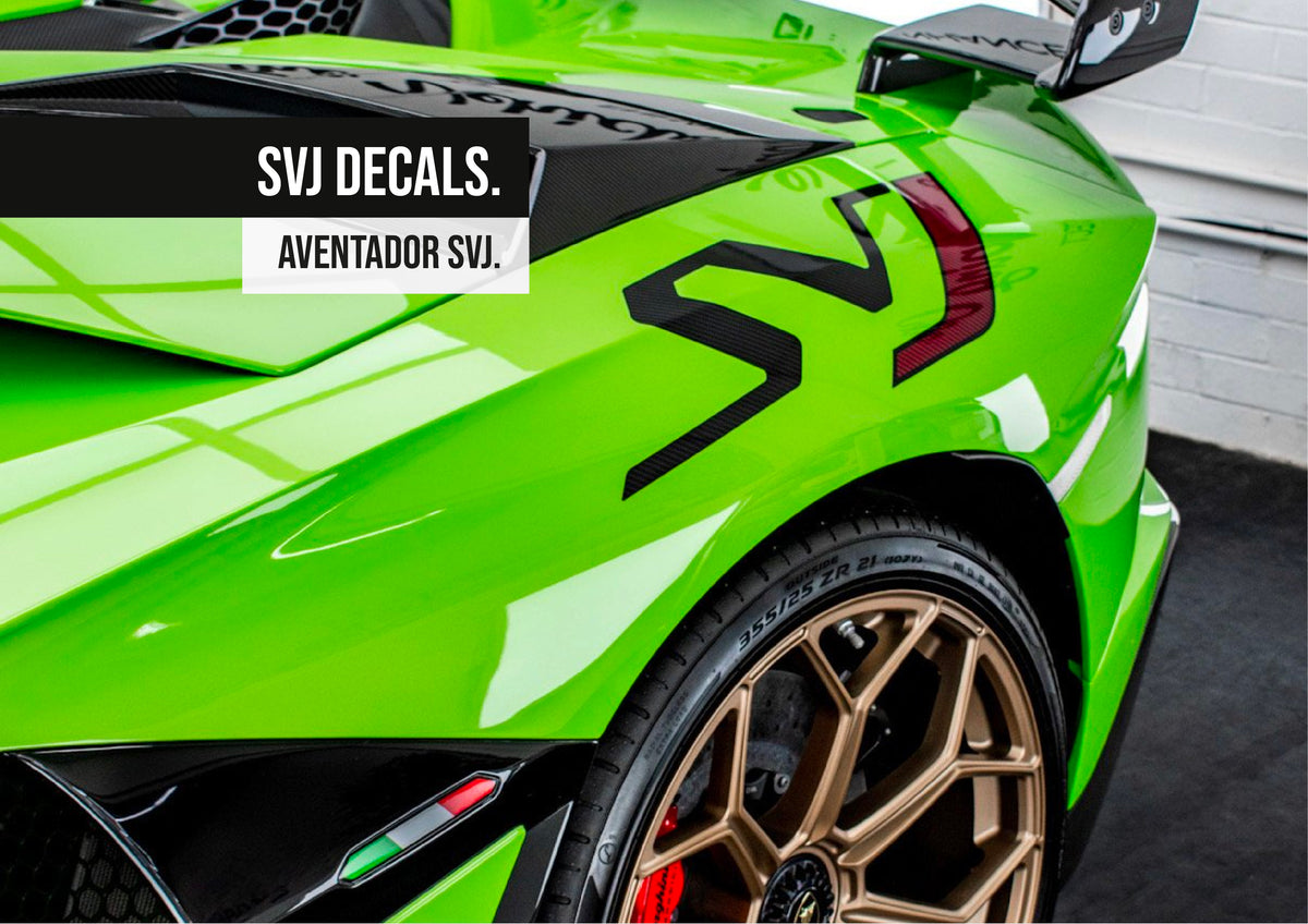 Aventador SVJ Decal - The Vinyl Wrapping Co. – WRPD INC.