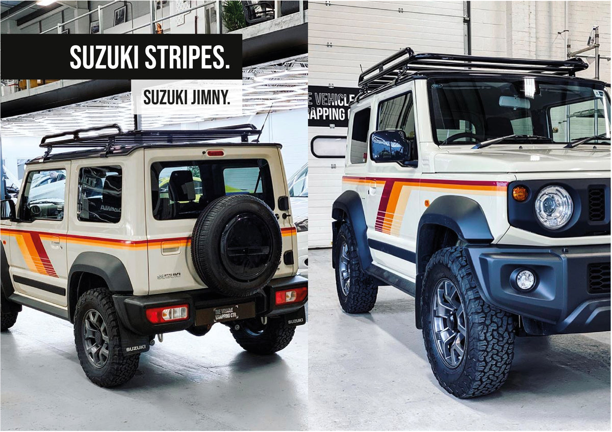 Suzuki Jimny Vinyl Decal Stripe Kit - The Vinyl Wrapping Co. – WRPD INC.